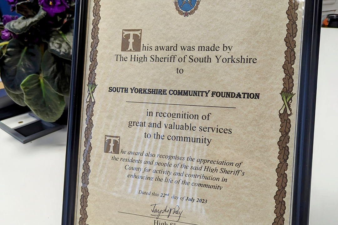 Home | South Yorkshire's Community Foundation